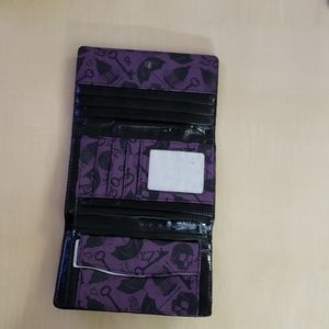 Hot Topic | Bags | Black And Purple Wallett | Poshmark